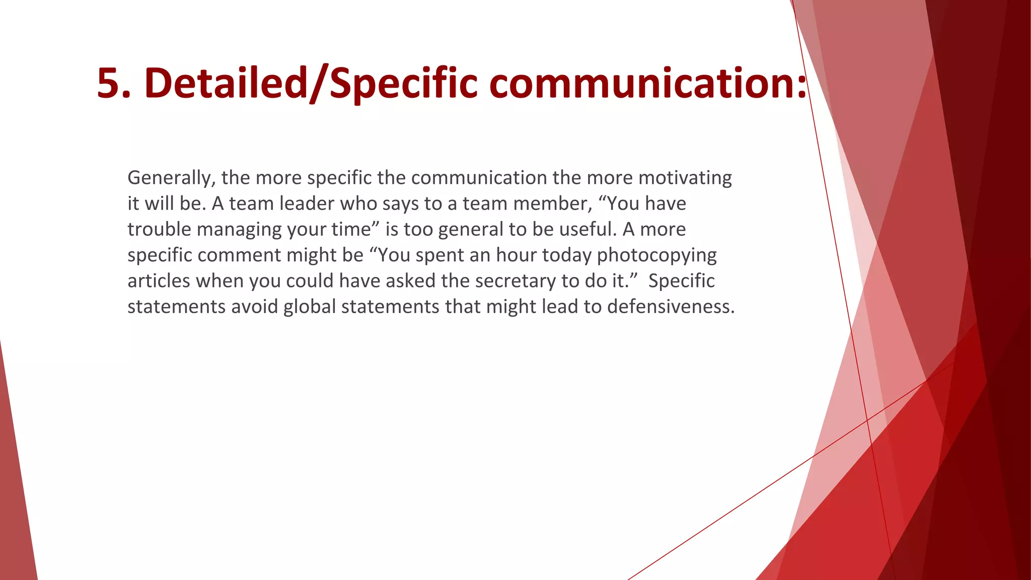 Principles of supportive communication | PPTX