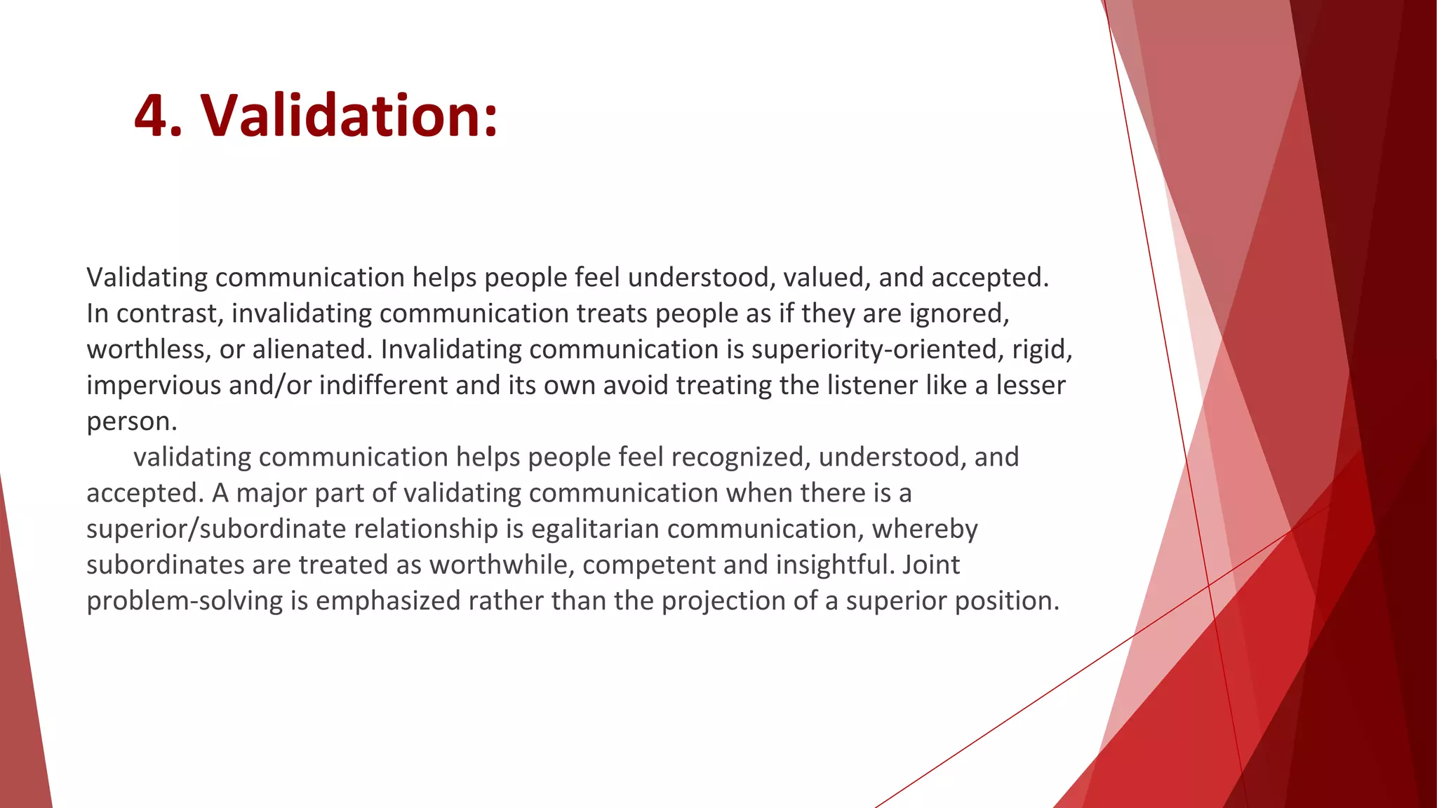 Principles of supportive communication | PPTX