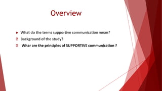 Principles of supportive communication | PPTX