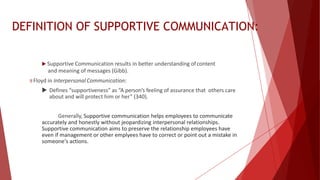 Principles of supportive communication | PPTX