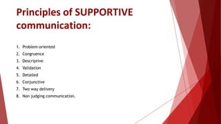 Principles of supportive communication | PPTX