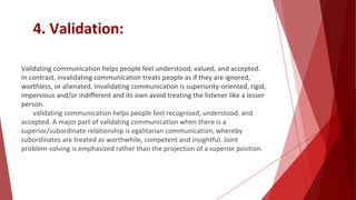 Principles of supportive communication | PPTX