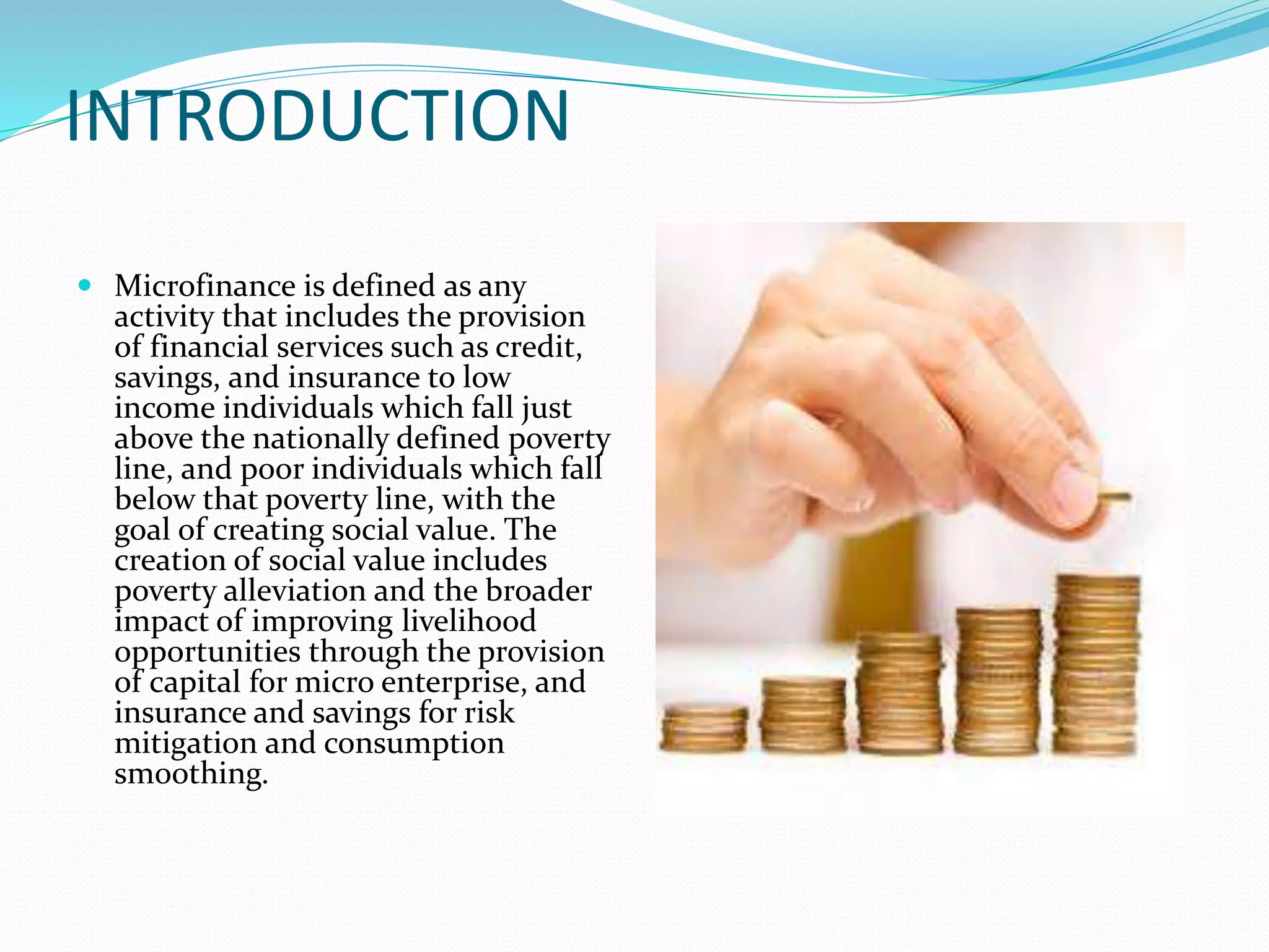 PPT ON MICRO FINANCE | PPTX