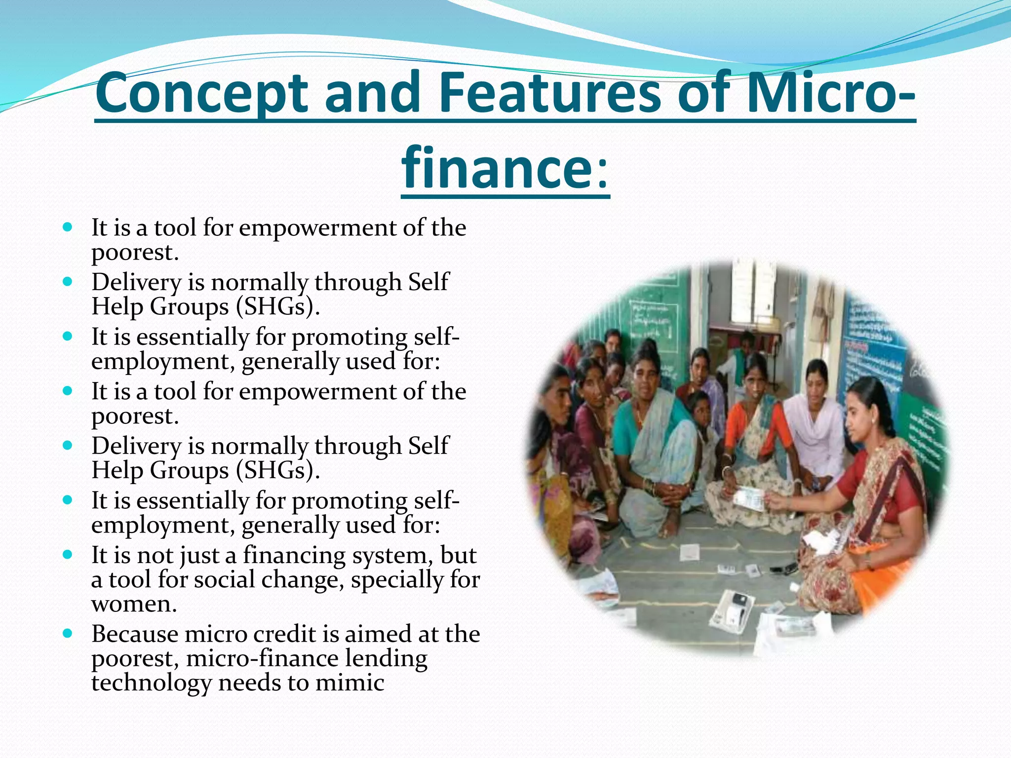 PPT ON MICRO FINANCE | PPTX