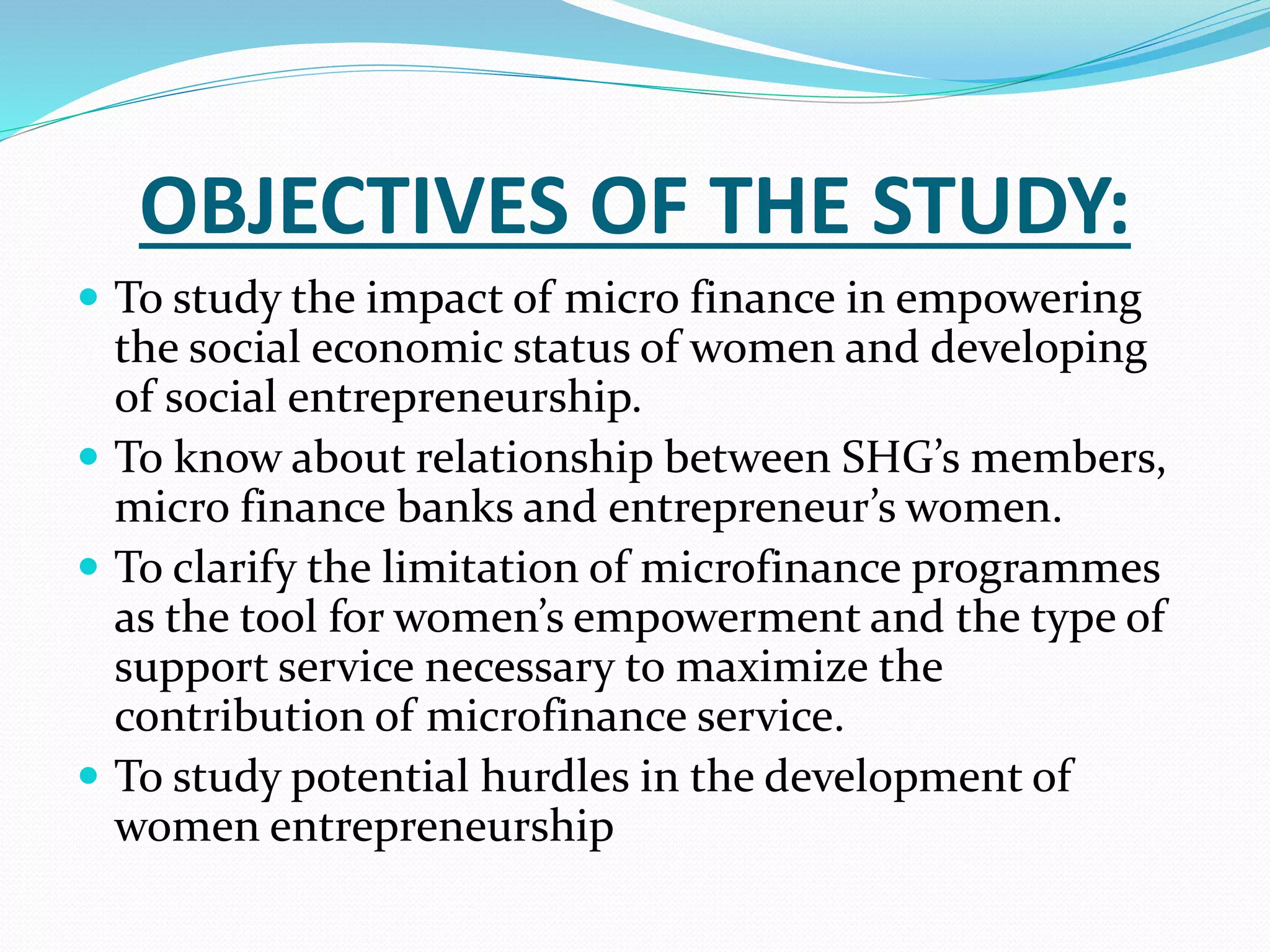 PPT ON MICRO FINANCE | PPTX