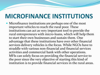 PPT ON MICRO FINANCE | PPTX