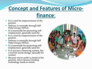 PPT ON MICRO FINANCE | PPTX