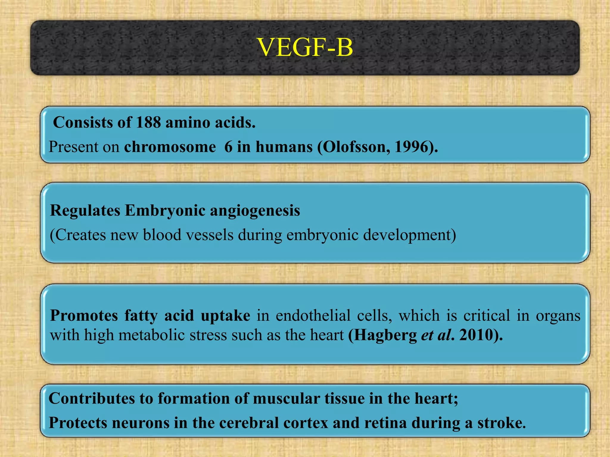 VEGF (Vascular endothelial growth factors ) | PPTX VEGF (Vascular endothelial growth factors ) | PPTX
