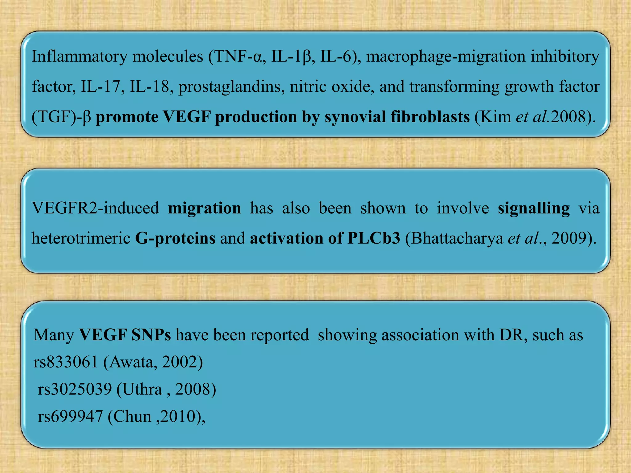 VEGF (Vascular endothelial growth factors ) | PPTX VEGF (Vascular endothelial growth factors ) | PPTX