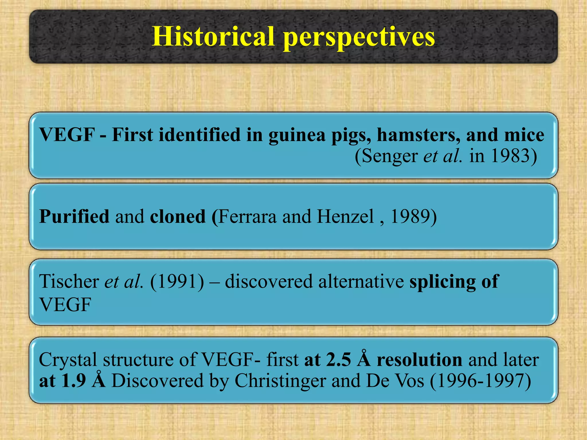 VEGF (Vascular endothelial growth factors ) | PPTX