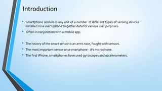 Smart Phone Sensor | PPTX