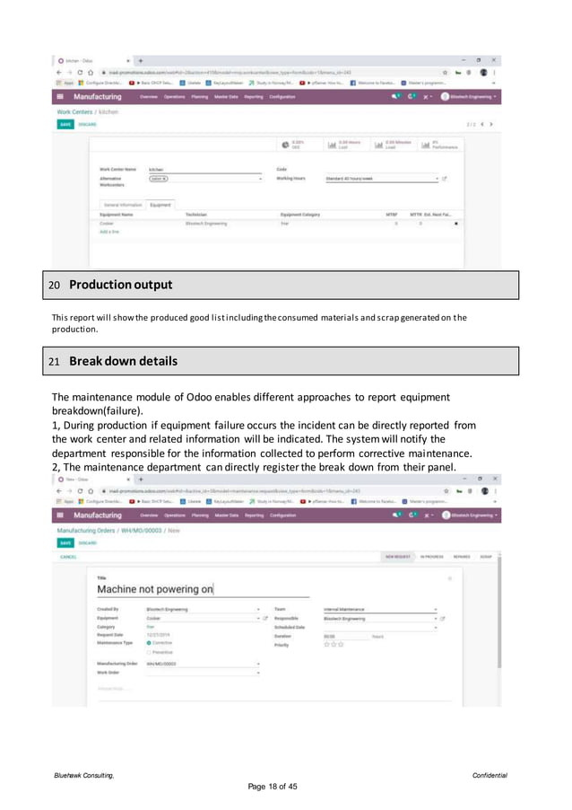 technical proposal for implementing odoo enterprise ver 13 | DOCX
