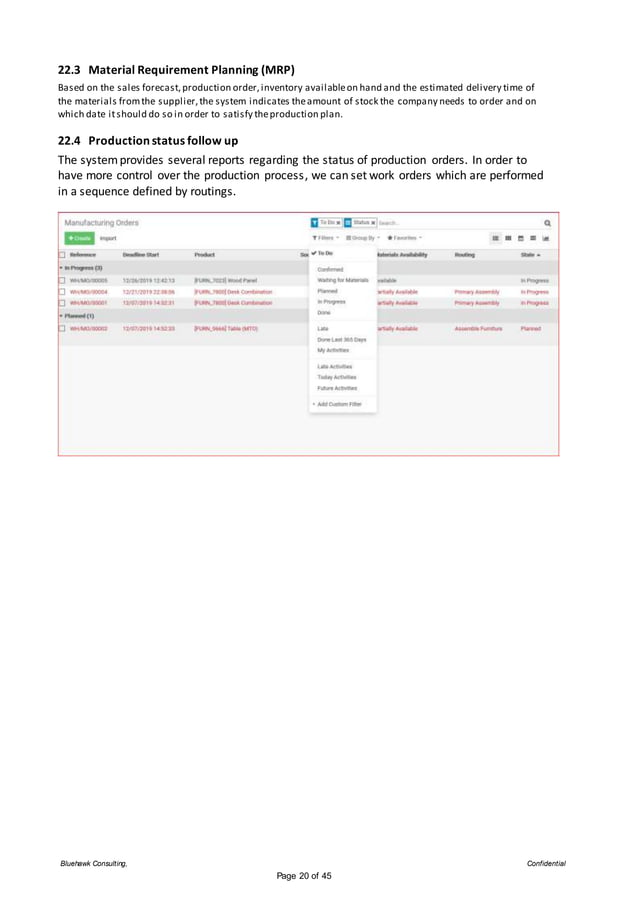 technical proposal for implementing odoo enterprise ver 13 | DOCX