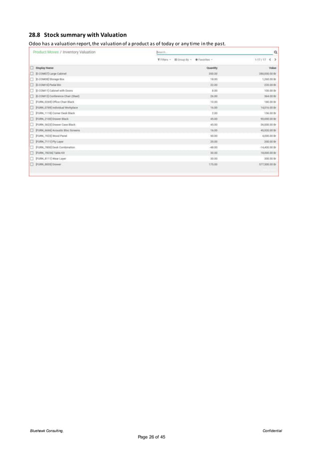technical proposal for implementing odoo enterprise ver 13 | DOCX