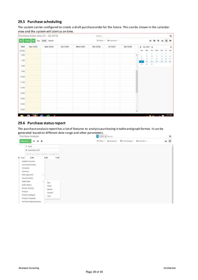 technical proposal for implementing odoo enterprise ver 13 | DOCX