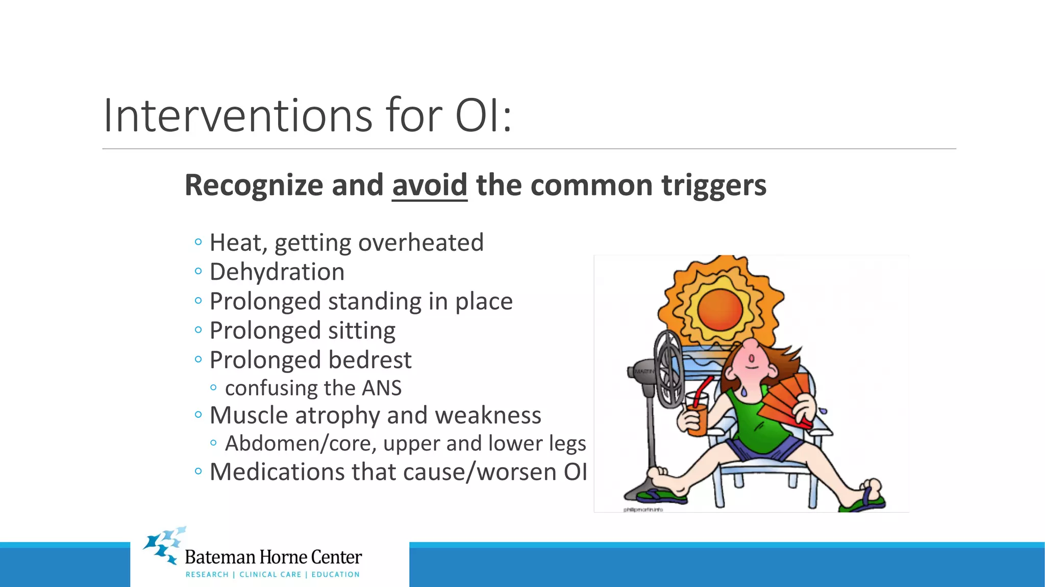 BHC Orthostatic Intolerance (OI) Syndromes 2018 | PPT