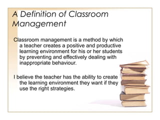 Bh classroom management_13.3.06