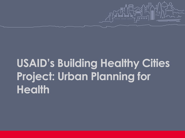Building Healthy Cities - Urban Planning as a Tool for Health | PDF ...