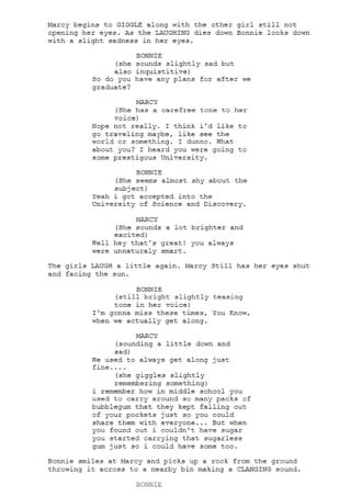 Bh cutscene script finished | PDF