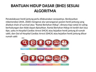 bantuan hidup dasar pertolongan pertama pada pasien | PPTX