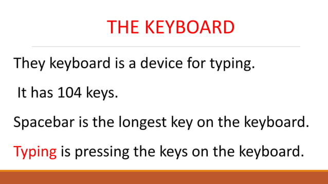 Introduction to Typing | PPTX