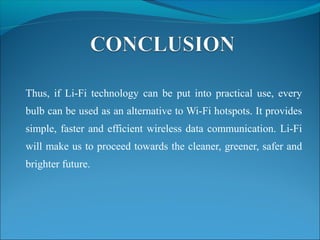 Lifi ppt | PPT