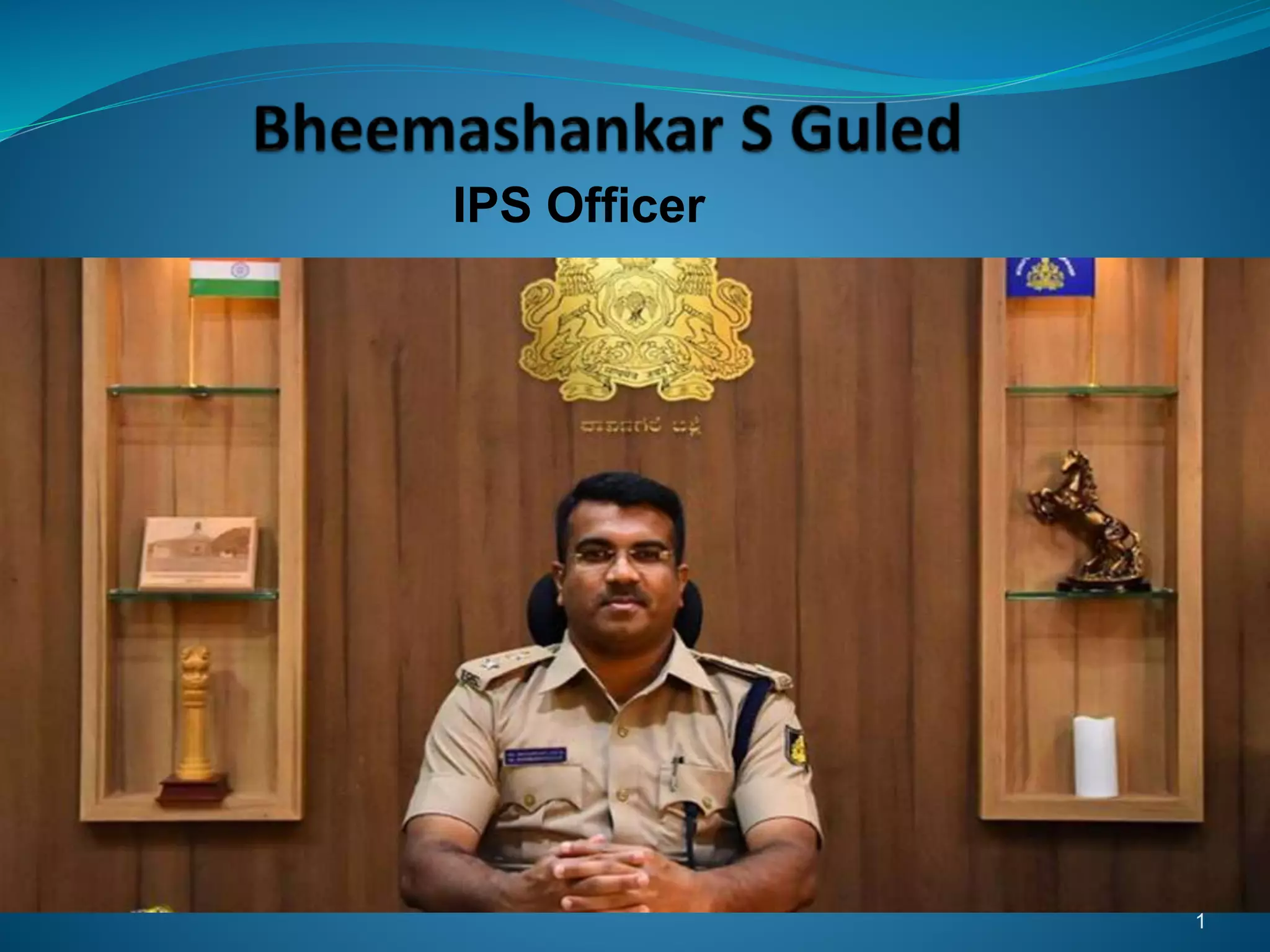 Bheemashankar S Guled Biography | PPT