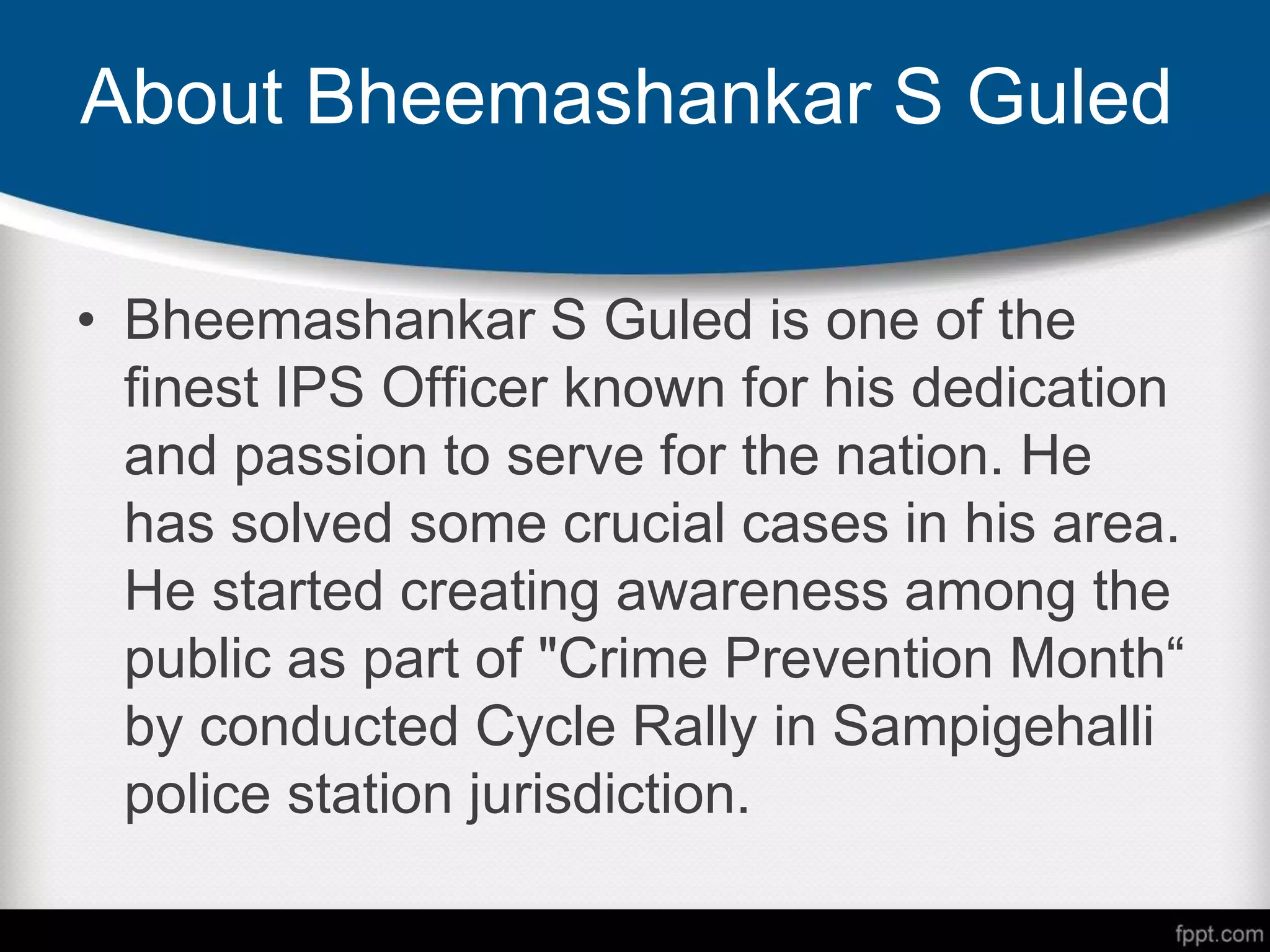 Bheemashankar s guled | PPT