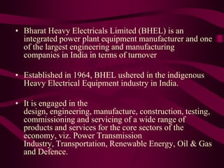 Bhel | PPTX