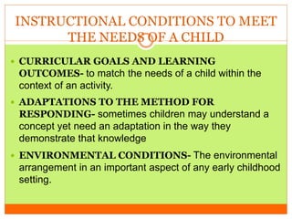 Accommodating All Children in Early Childhood Setting (Sped) | PPTX