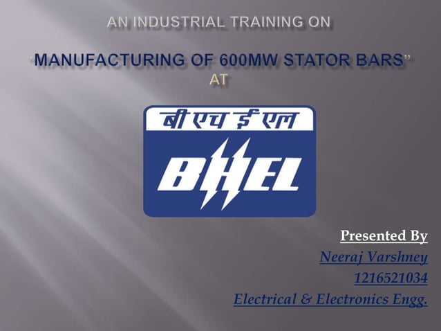 BHEL, Block 4, Haridwar | PPT