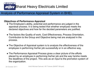 Bhel HR Internship | PDF