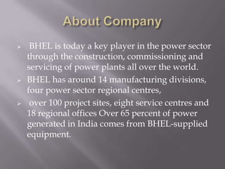 Bhel ppt | PPTX