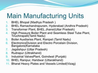BHEL MANUFACTURING TURBINE | PPTX | Manufacturing Industry | Industries