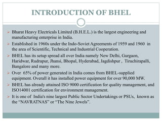BHEL PPT | PPTX