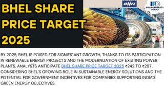 BHEL Share Price Target 2024, 2025 to 2030 PPt | PDF