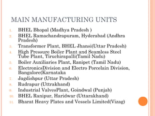 Bhel Haridwar training ppt | PPT