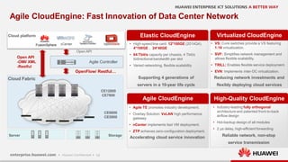 Create New Value for You - Huawei Agile Network | PPT