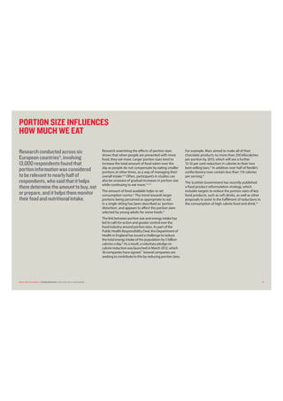 Food Portion - Size Matters | PDF