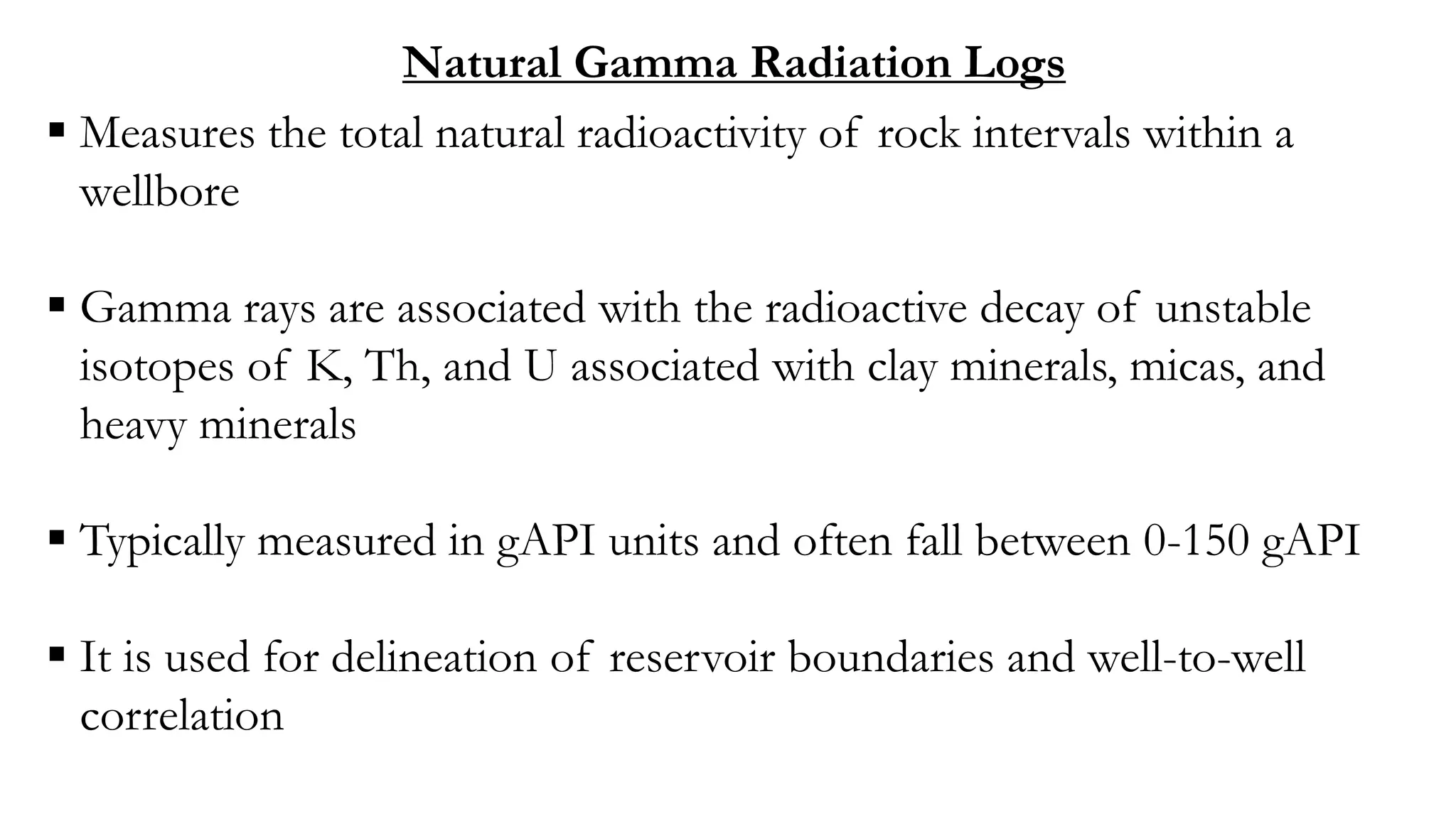 Nuclear Methods and Radiometric Logging | PPTX
