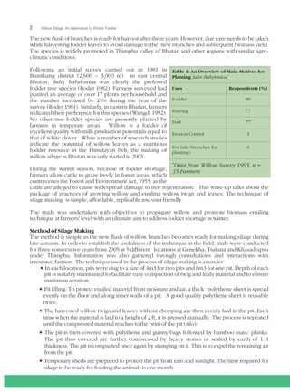 Willow Silage: an Alternative to Winter Fodder (BHGP13 - Potential Good ...