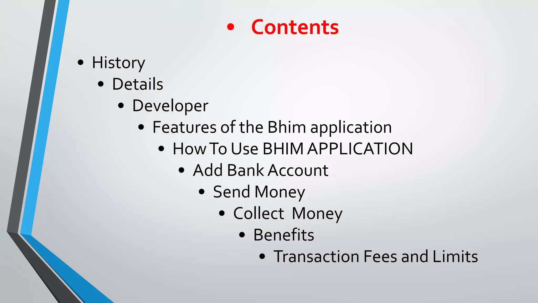 Bhim(Bharat Interface for Money) | PPTX