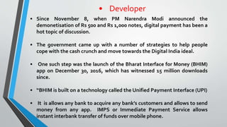 Bhim(Bharat Interface for Money) | PPTX