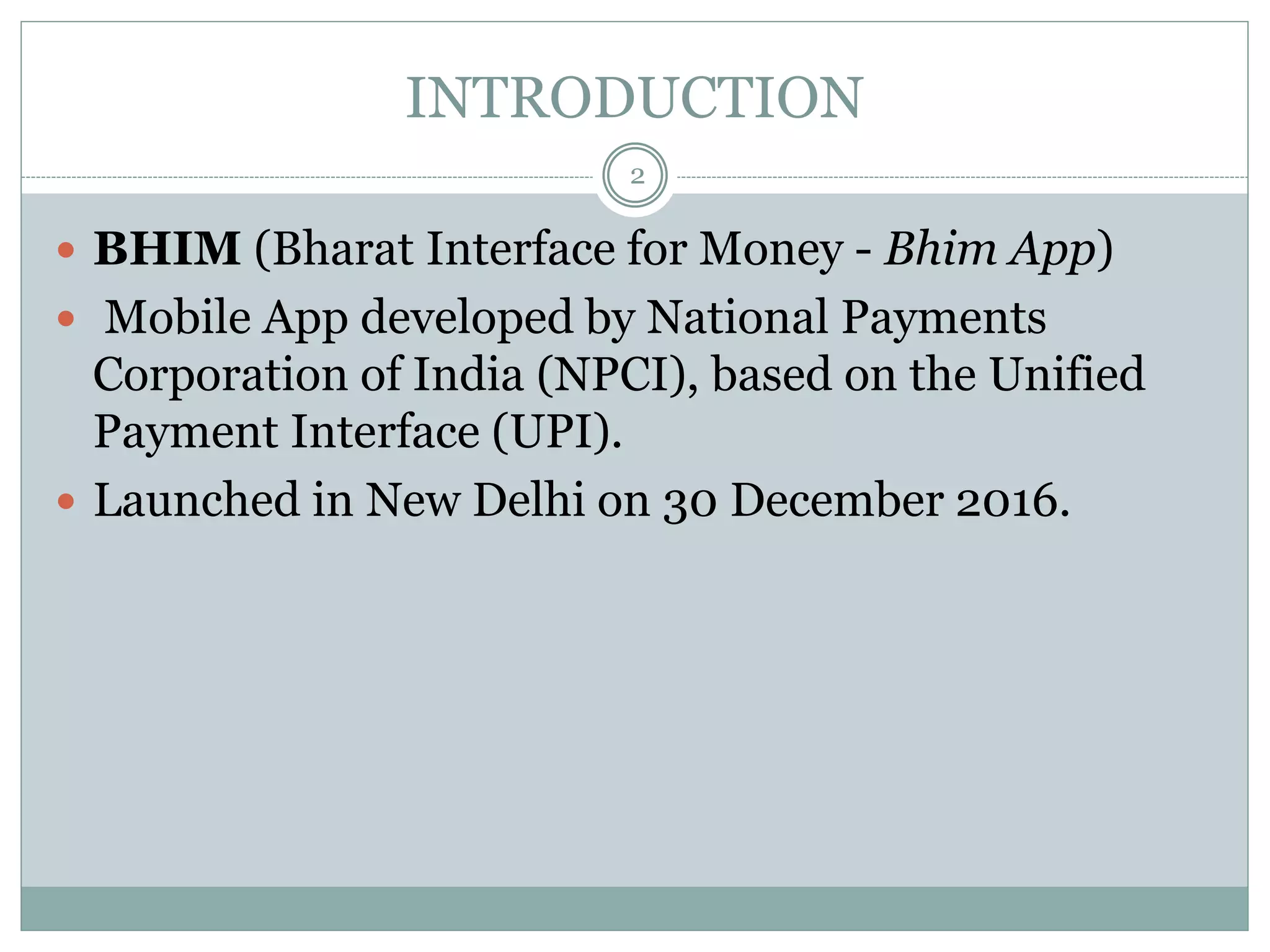 Bhim app | PPTX