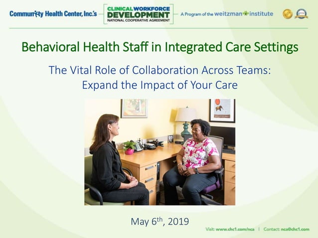 Behavioral Health Staff in Integrated Care Settings | The Vital Role of ...