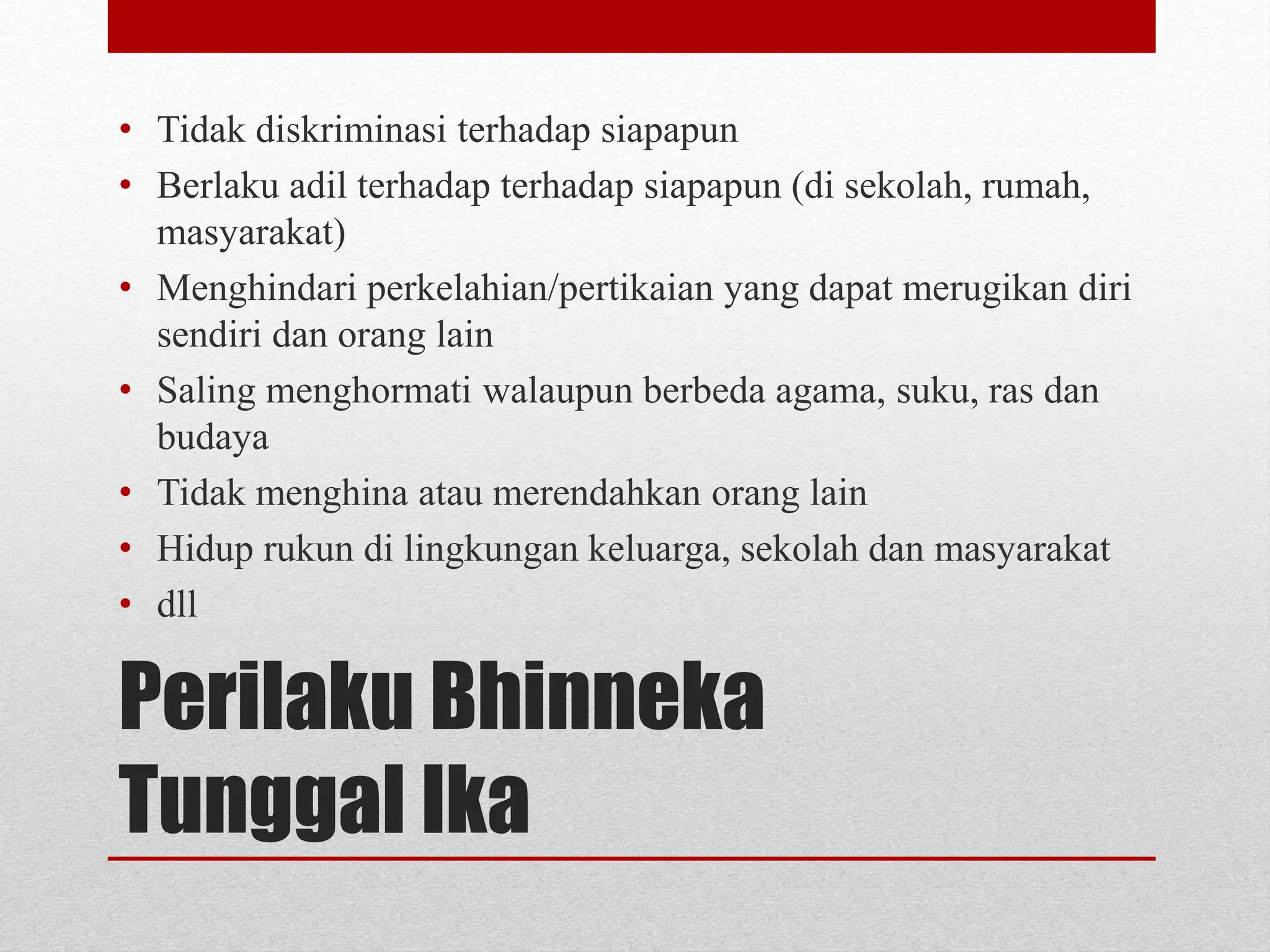 Bhinneka Tunggal Ika sebagai pedoman manusia | PPTX