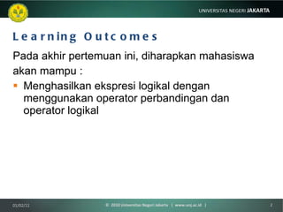 Pemrograman komputer 4 (ekspresi) | PPT | Programming Languages | Computing