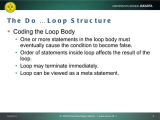 Pemrograman komputer 6 (repetisi) | PPT
