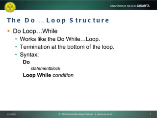 Pemrograman komputer 6 (repetisi) | PPT
