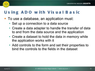 Pemrograman komputer 9 (database) | PPT